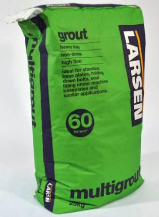 Larsen Non Shrink Multi Grout 25kgDublin Hardware – Kellys Homevalue